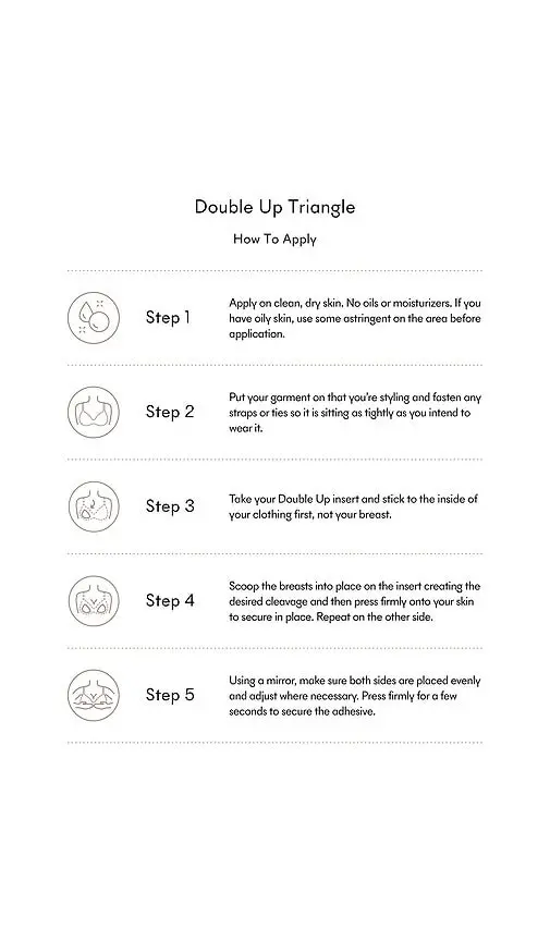 NOOD Double Up Triangle Inserts