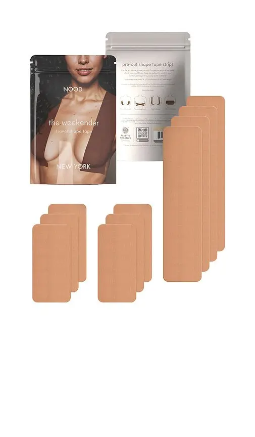 NOOD Weekend Travel Tape In Tan - Soft Tan