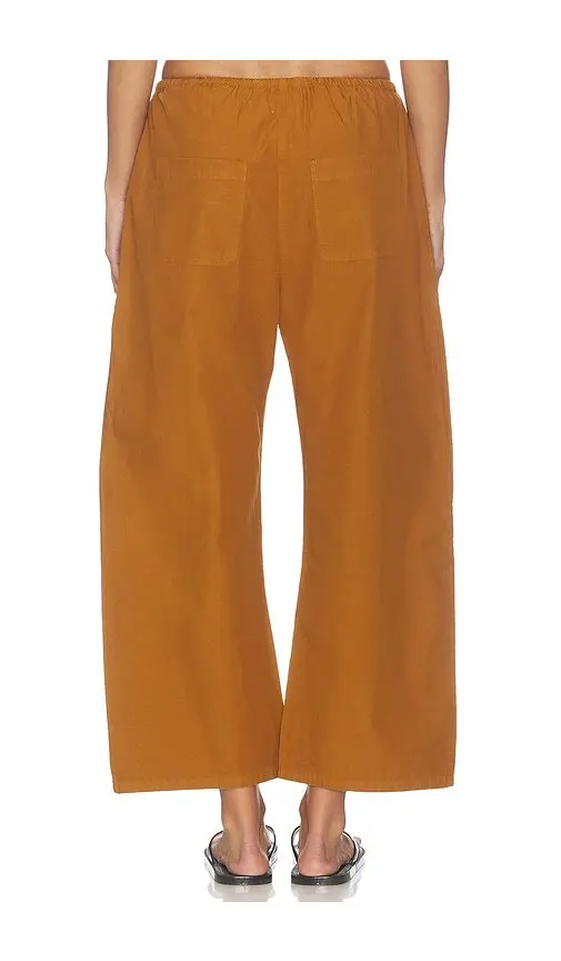 LESET Kyoto Carpenter Pant In Brown