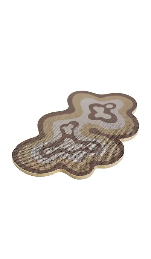 CATENARY HOME Bloom Cat Scratchers Set Of 3 - Brown