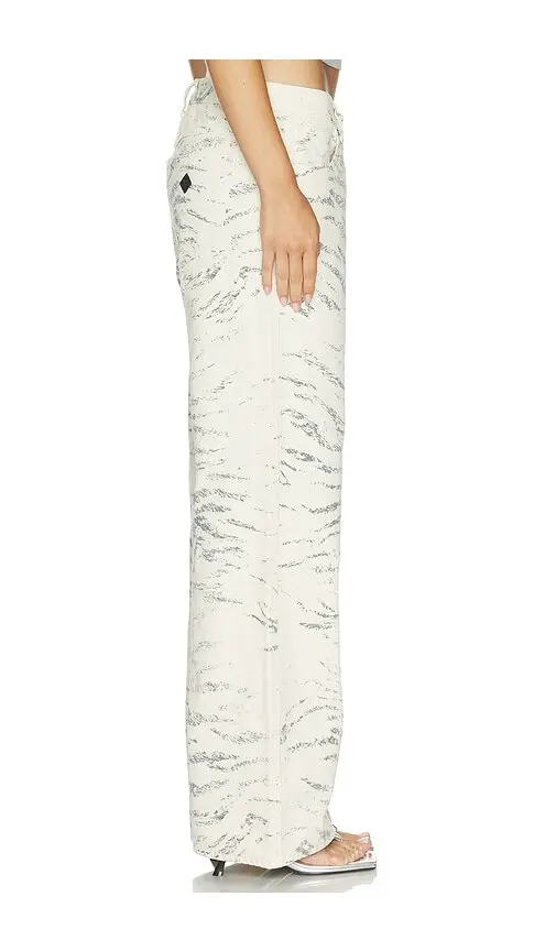 Abrand Denim 99 Baggy Jean In Ivory