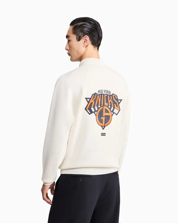 Giorgio Armani Long-sleeve Cashmere Polo Kith For Knicks