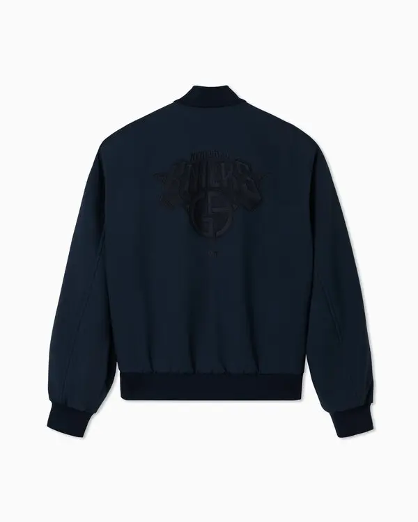 Giorgio Armani Pure Wool Crepe Bomber Kith For Knicks