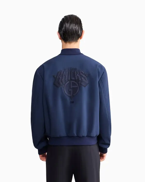 Giorgio Armani Pure Wool Crepe Bomber Kith For Knicks