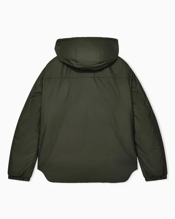 Giorgio Armani Hooded Blouson With Goose-down Padding - Green
