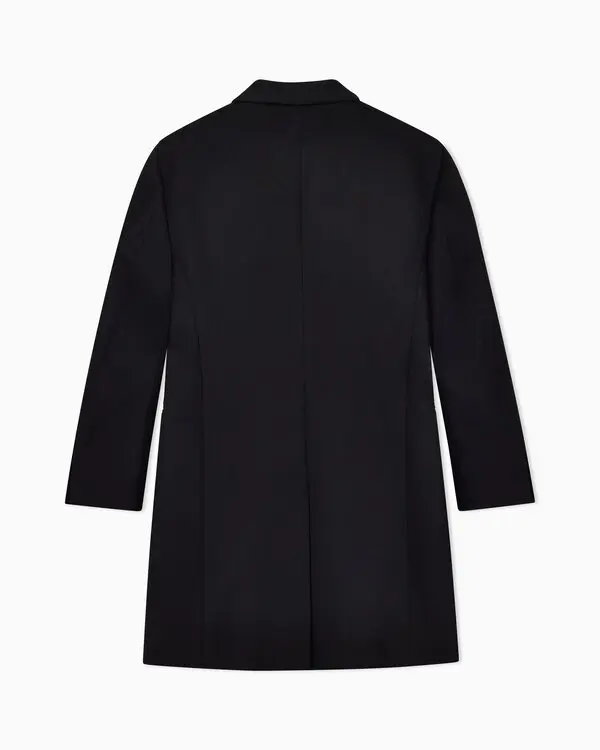 Giorgio Armani Double-breasted Shawl Collar Cashmere Coat