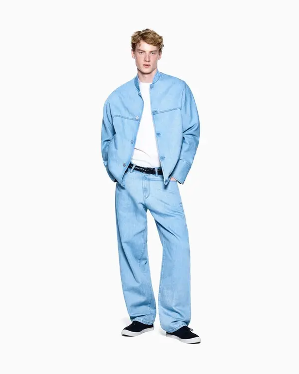 Giorgio Armani Cotton Linen Denim Blouson