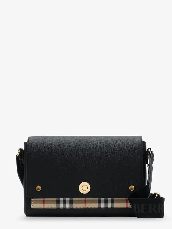 Burberry Note Leather Crossbody Bag