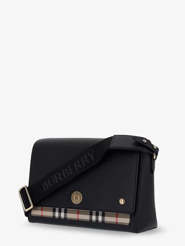 Burberry Note Leather Crossbody Bag