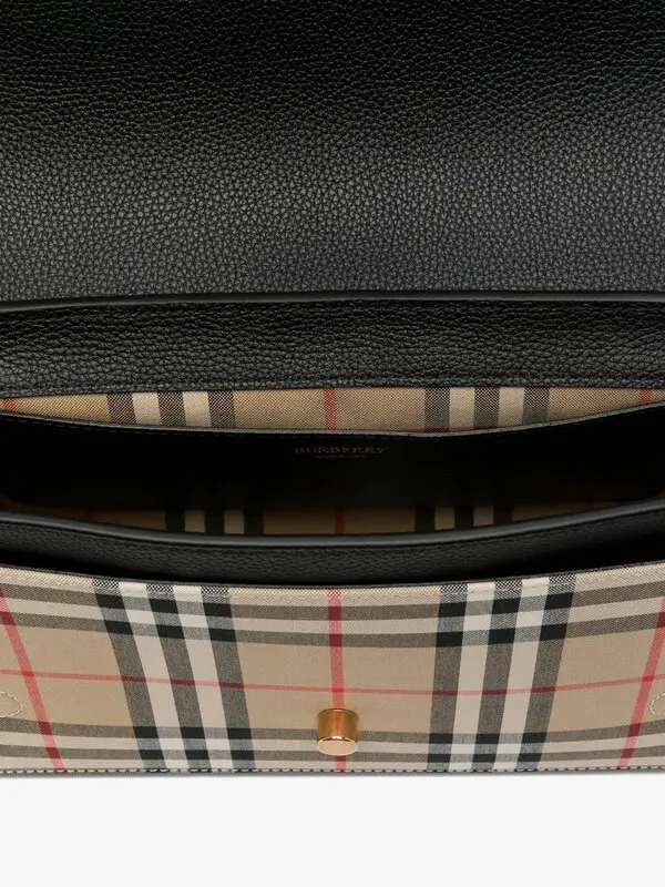 Burberry Note Leather Crossbody Bag