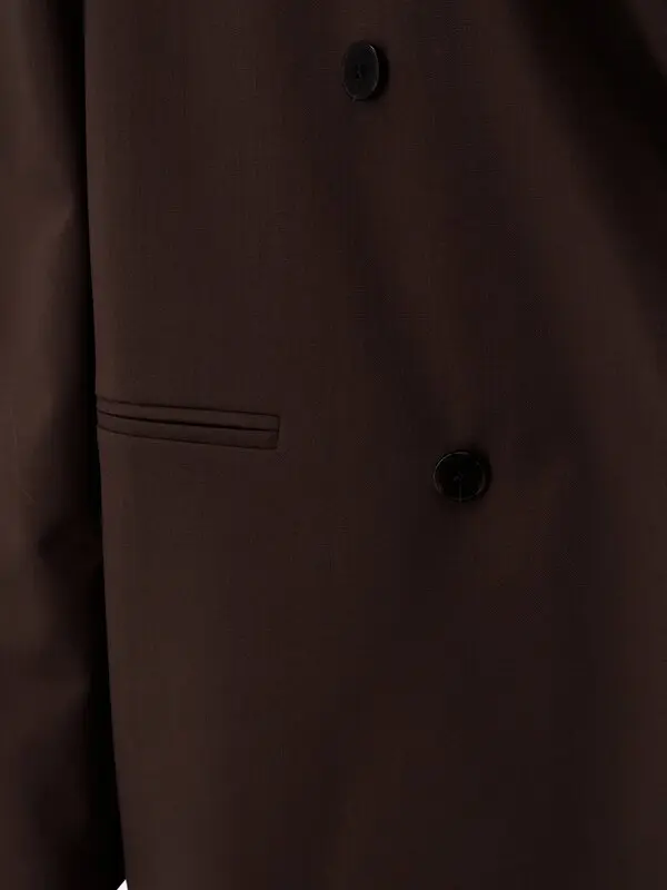 ALYSI Doublebreasted Stretch Virgin Wool Blazer