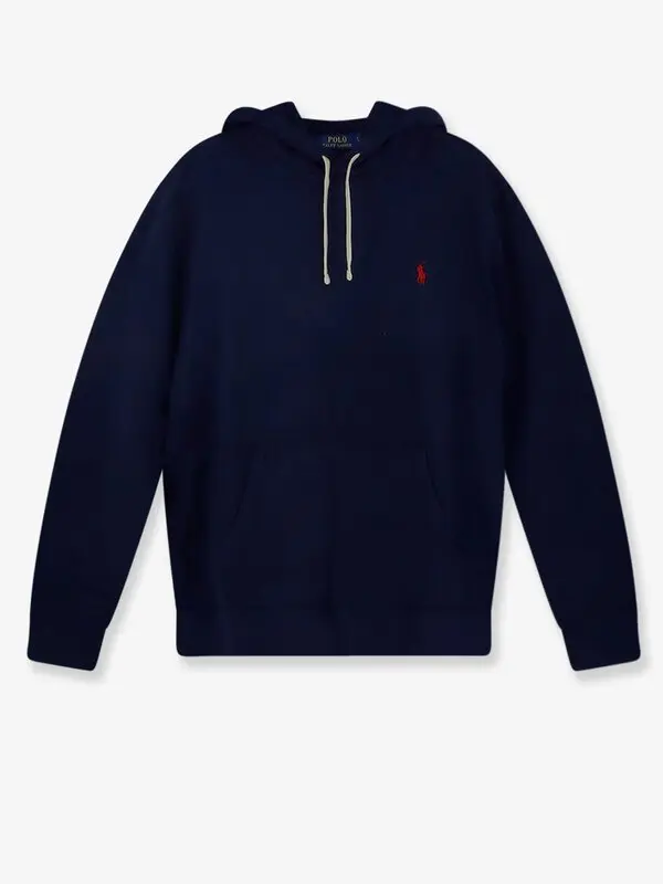 Polo Ralph Lauren Hooded Sweatshirt With Logo Embroidery - Blue