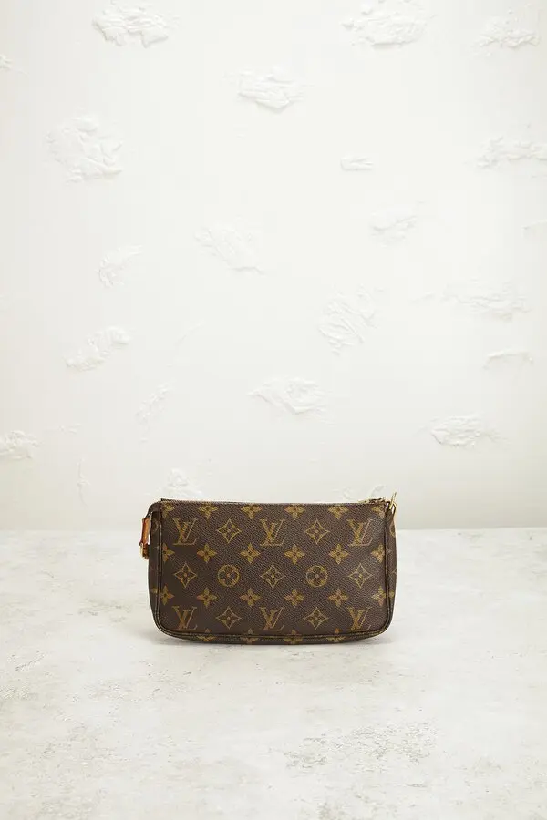 LOUIS VUITTON Monogram Pochette Accessoires Shoulder Bag - Brown