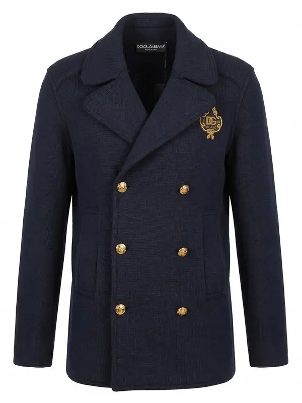 Dolce & Gabbana Wool Peacoat - Multicolor