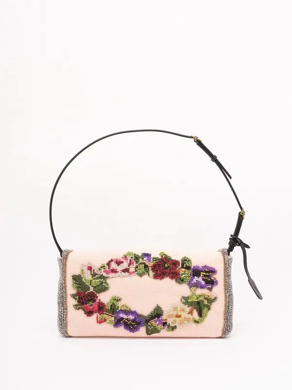 Valentino Garavani Beaded Floral Small Bag - Multicolor