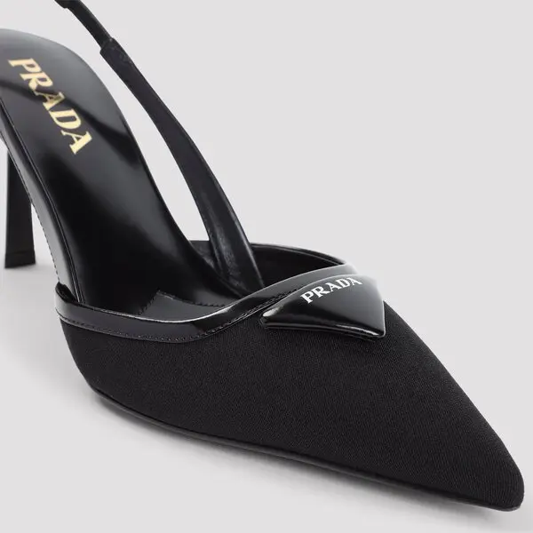 Prada Mesh Slingback Pumps