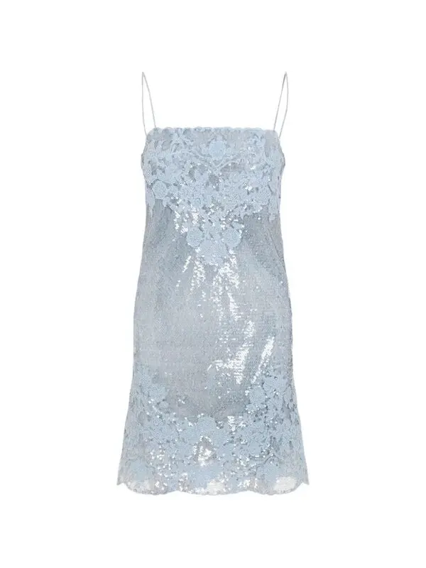 ERMANO SCERVINO Ermanno Scervino Sequined Lace Slipdress