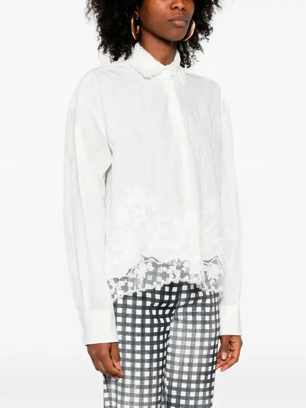 ERMANO SCERVINO Ermanno Scervino Embroidered Cotton Shirt