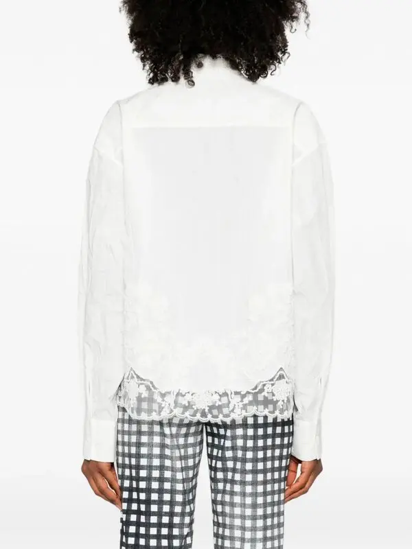 ERMANO SCERVINO Ermanno Scervino Embroidered Cotton Shirt