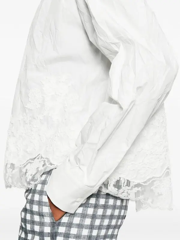 ERMANO SCERVINO Ermanno Scervino Embroidered Cotton Shirt