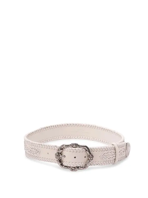 ERMANO SCERVINO Ermanno Scervino Leather Belt With Floral Detail