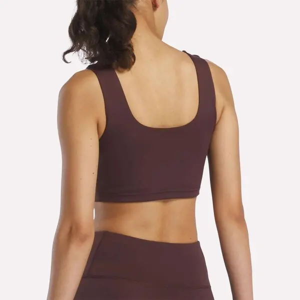 REEBOK X F45 Training Sports Bra - Dark Cocoa
