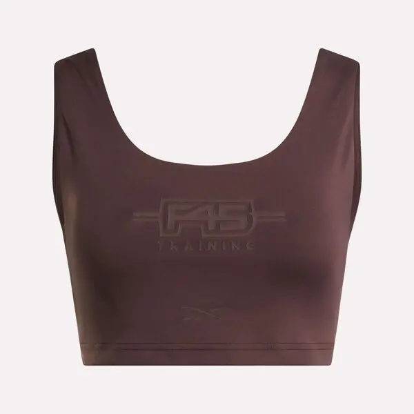REEBOK X F45 Training Sports Bra - Dark Cocoa
