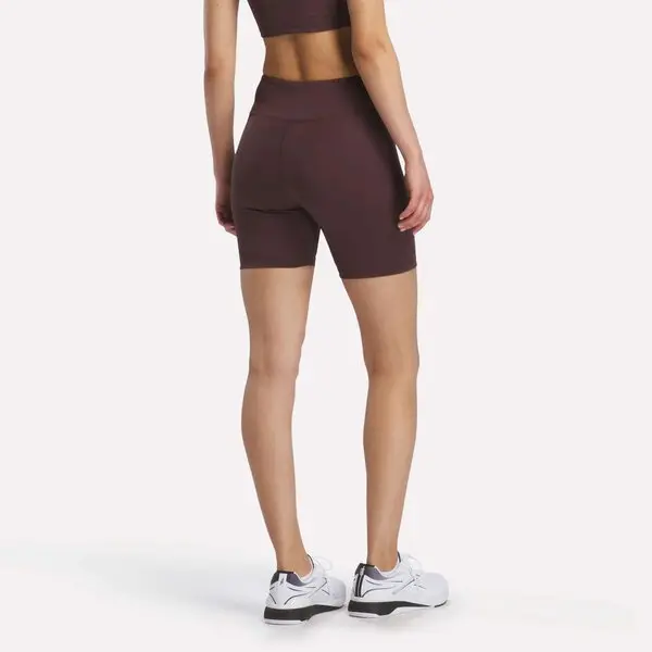 REEBOK X F45 Training High-rise Biker Shorts - Dark Cocoa