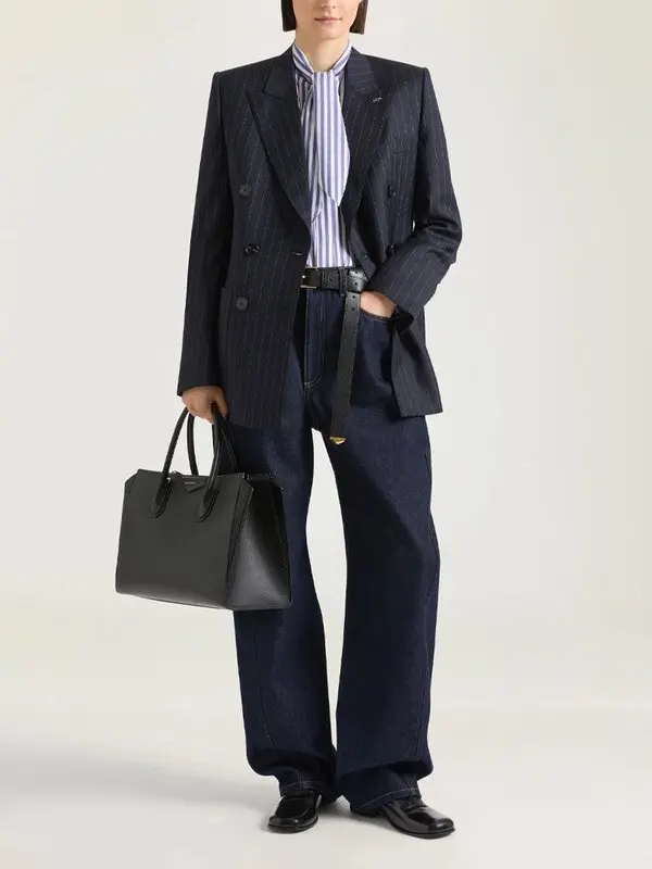 Givenchy Double-breasted Pinstripe Blazer
