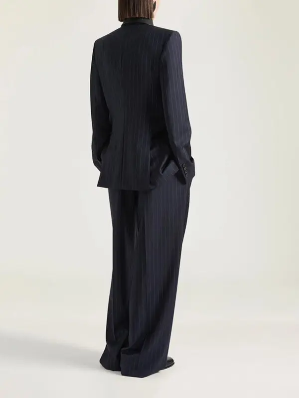Givenchy Double-breasted Pinstripe Blazer