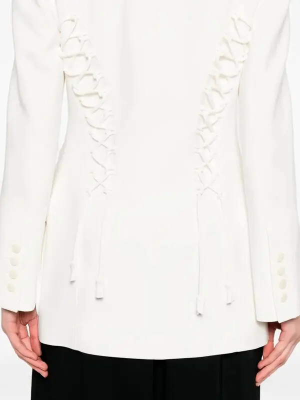ERMANO SCERVINO Sahariana" Blazer With Lace-up Detail