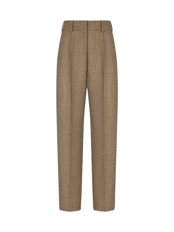 BLAZÉ MILANO Saona Fox Wool Pants - Multicolor