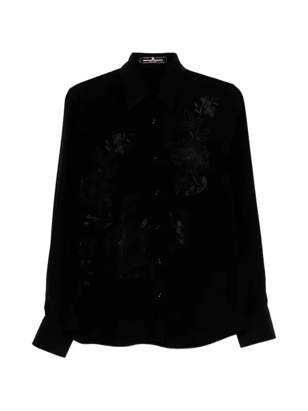 ERMANO SCERVINO Ermanno Scervino Embroidered Silk Shirt
