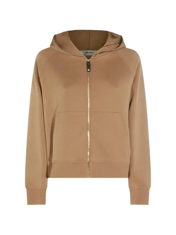 Max Mara Cotton Zip-up Hoodie - Multicolor
