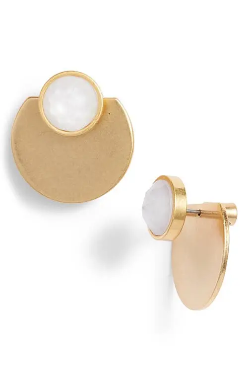 Kate Spade New York Sunshine Stones Ear Jackets - Cream