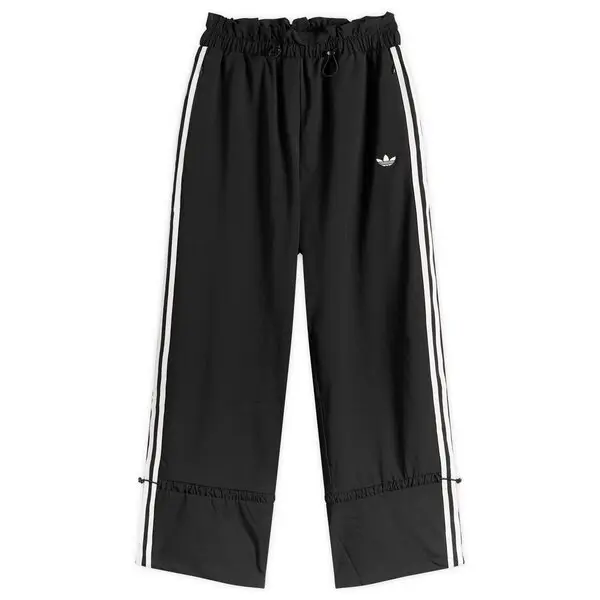 Adidas Pleated Nylon Track Pant - Black