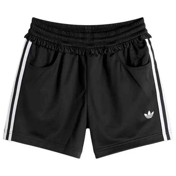 Adidas Pleated Firebird Shorts - Black