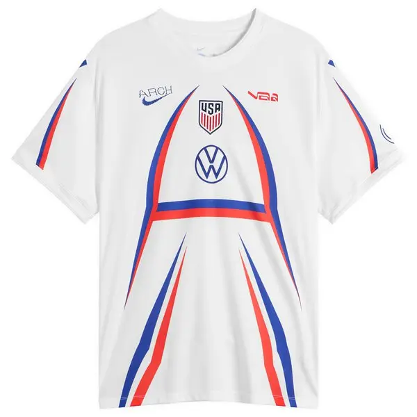 Nike Arch Usa Pre Match Football Jersey - White/blue