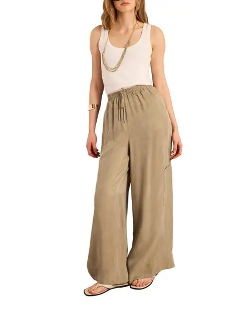 Mint Velvet Utility Wide Leg Trousers