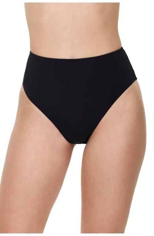 GOTTEX Modern Muse High Waist Bikini Bottom - Black