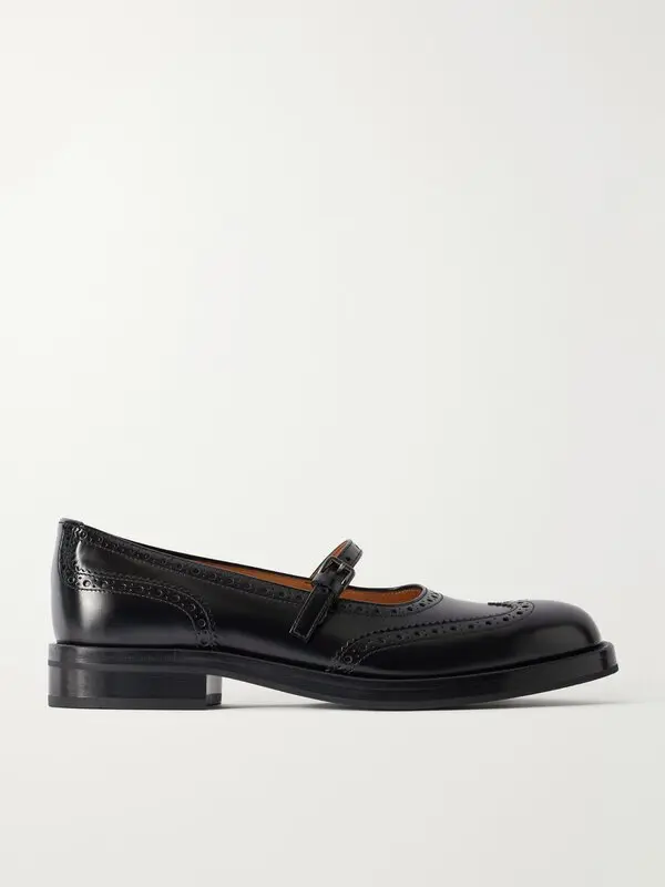 Church's Sheila Leather Mary Jane Flats - Black