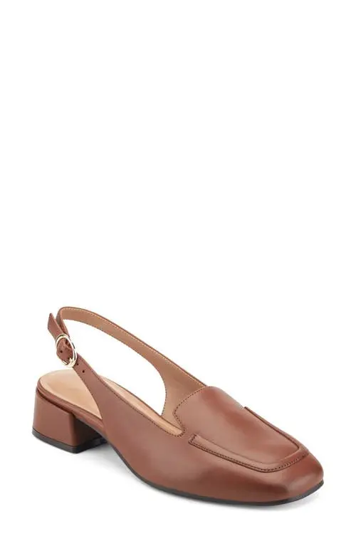 Easy Spirit Farida Slingback Pump - Medium Brown