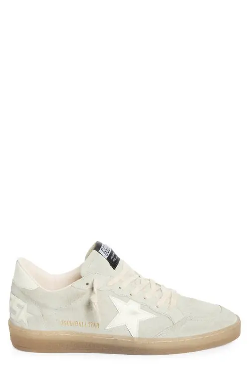GOLDEN GOOSE Ball Star Low Top Suede Sneakers - Seedpearl
