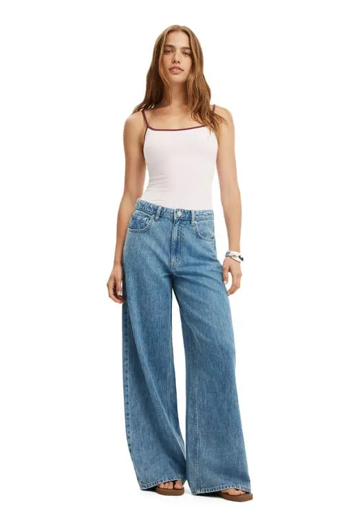 COTTON ON High Waist Wide Leg Jeans