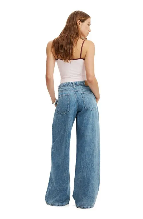 COTTON ON High Waist Wide Leg Jeans
