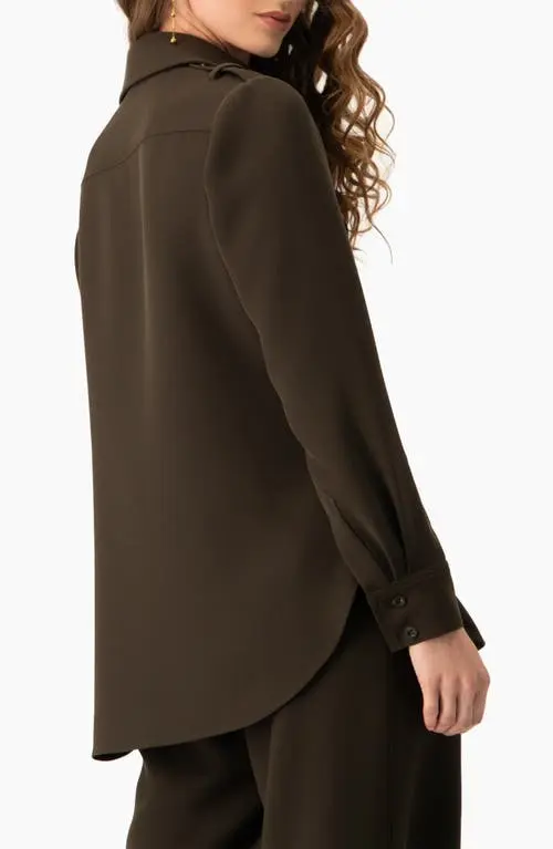 IVONNE Military Inspired Shirt Jacket