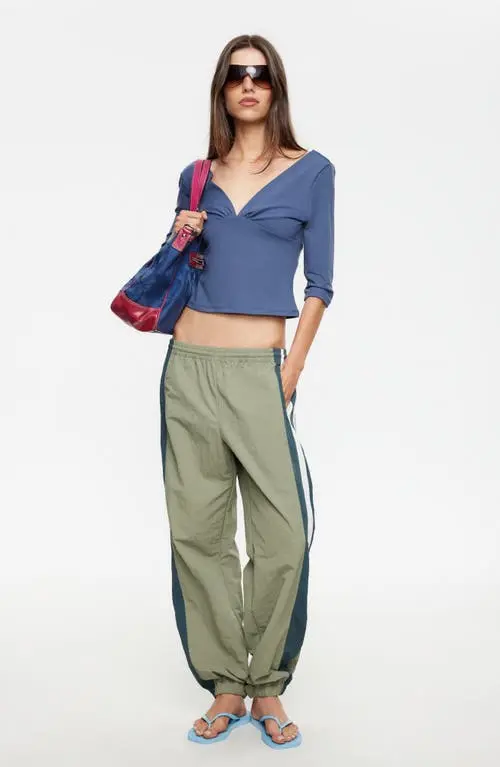 Lioness Aniston Striped Nylon Pants