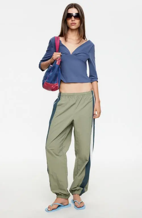 Lioness Aniston Striped Nylon Pants