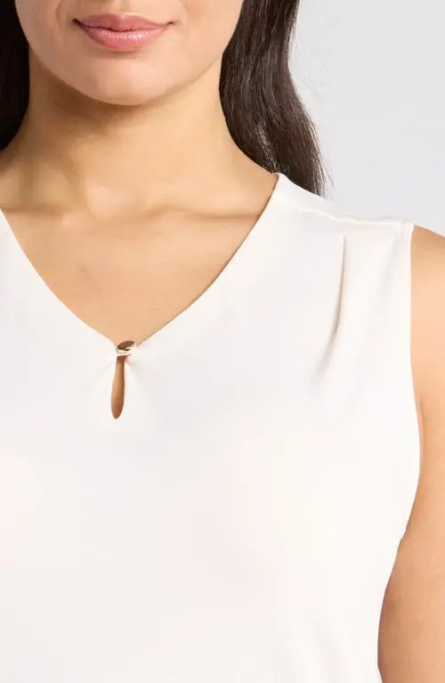 Anne Klein Keyhole Sleeveless Top