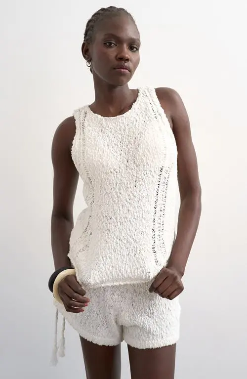 Topshop Knitted Pointelle Vest